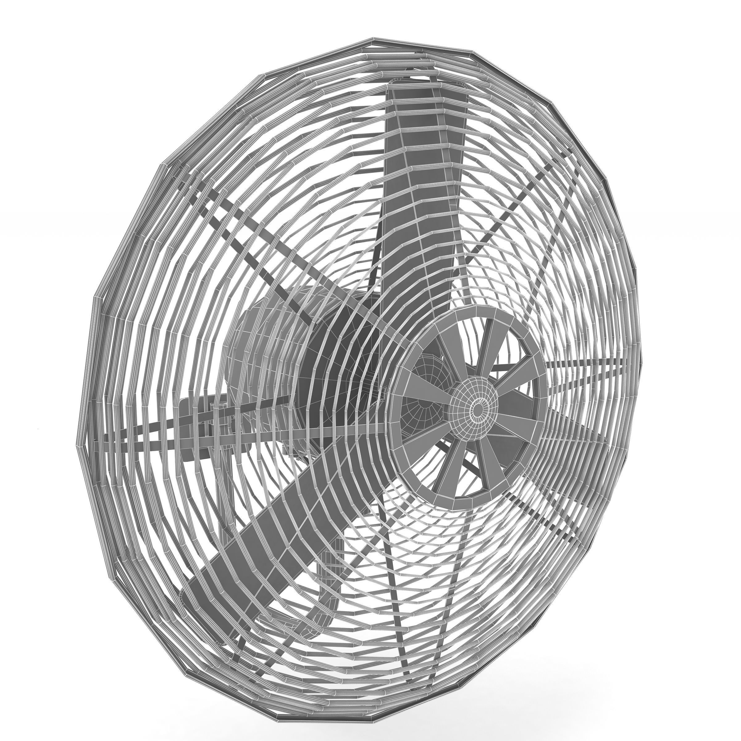 wall fan 3D model | CGTrader