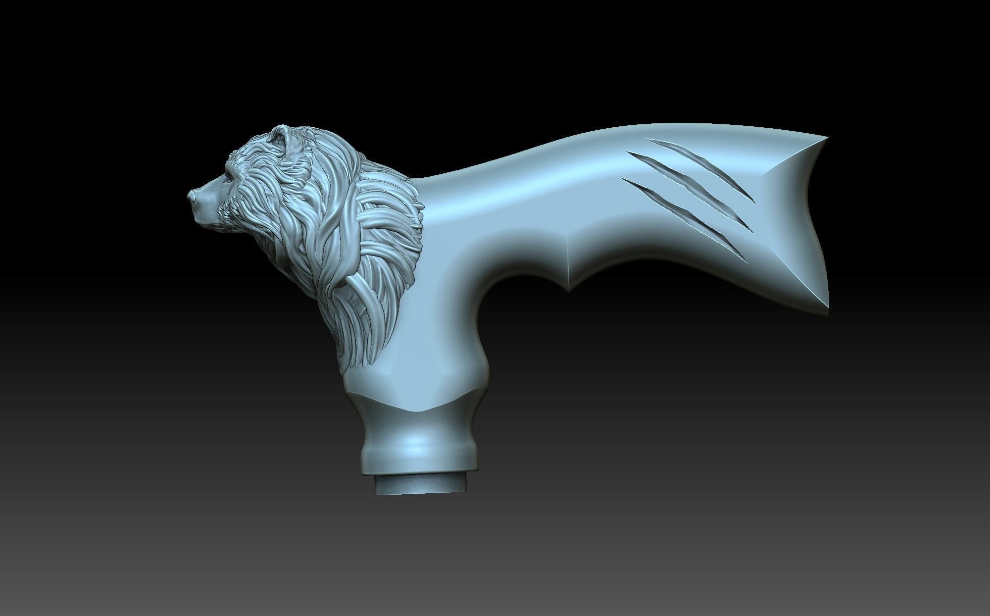 Walking stick 3D model 3D printable | CGTrader