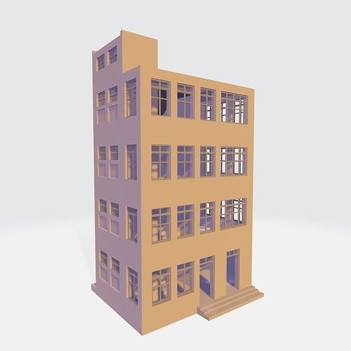 Small Building for 3d Art 3D model | CGTrader