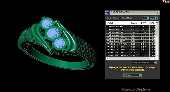 close ring 3D model 3D printable | CGTrader