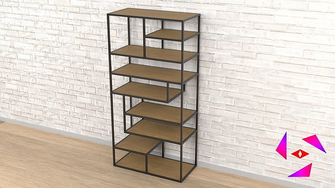 Floor shelf free 3D model | CGTrader