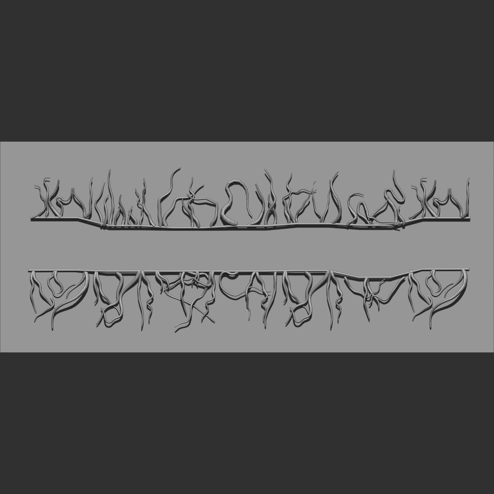 400 Torn Fabric Brushes Alpha IMM Brush Collection 3D model | CGTrader