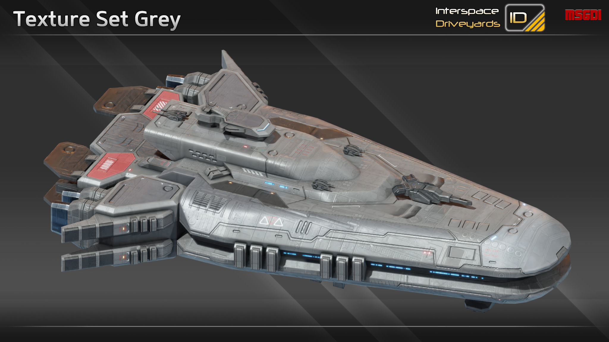 3D model Atlantica Class Cruiser VR / AR / low-poly | CGTrader