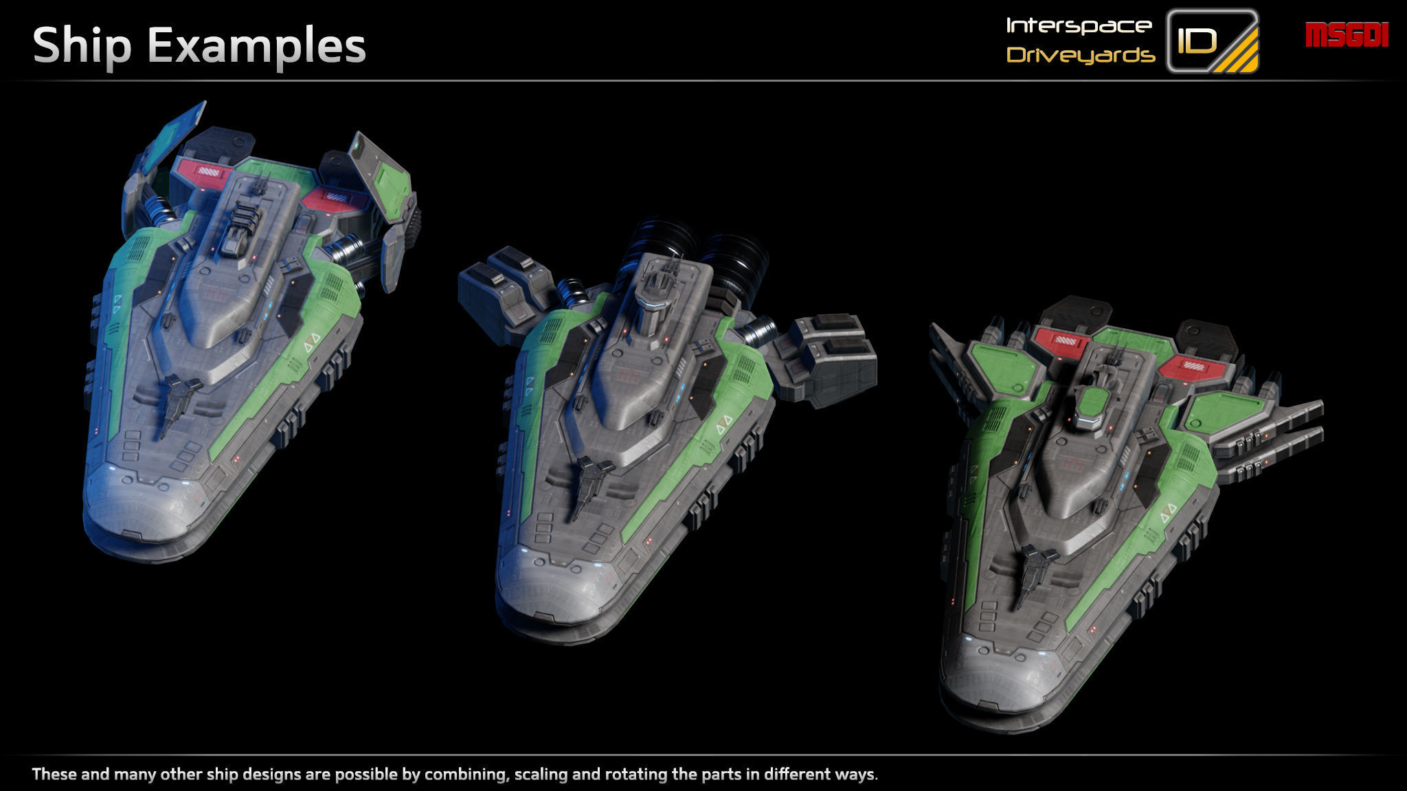 3D model Atlantica Class Cruiser VR / AR / low-poly | CGTrader