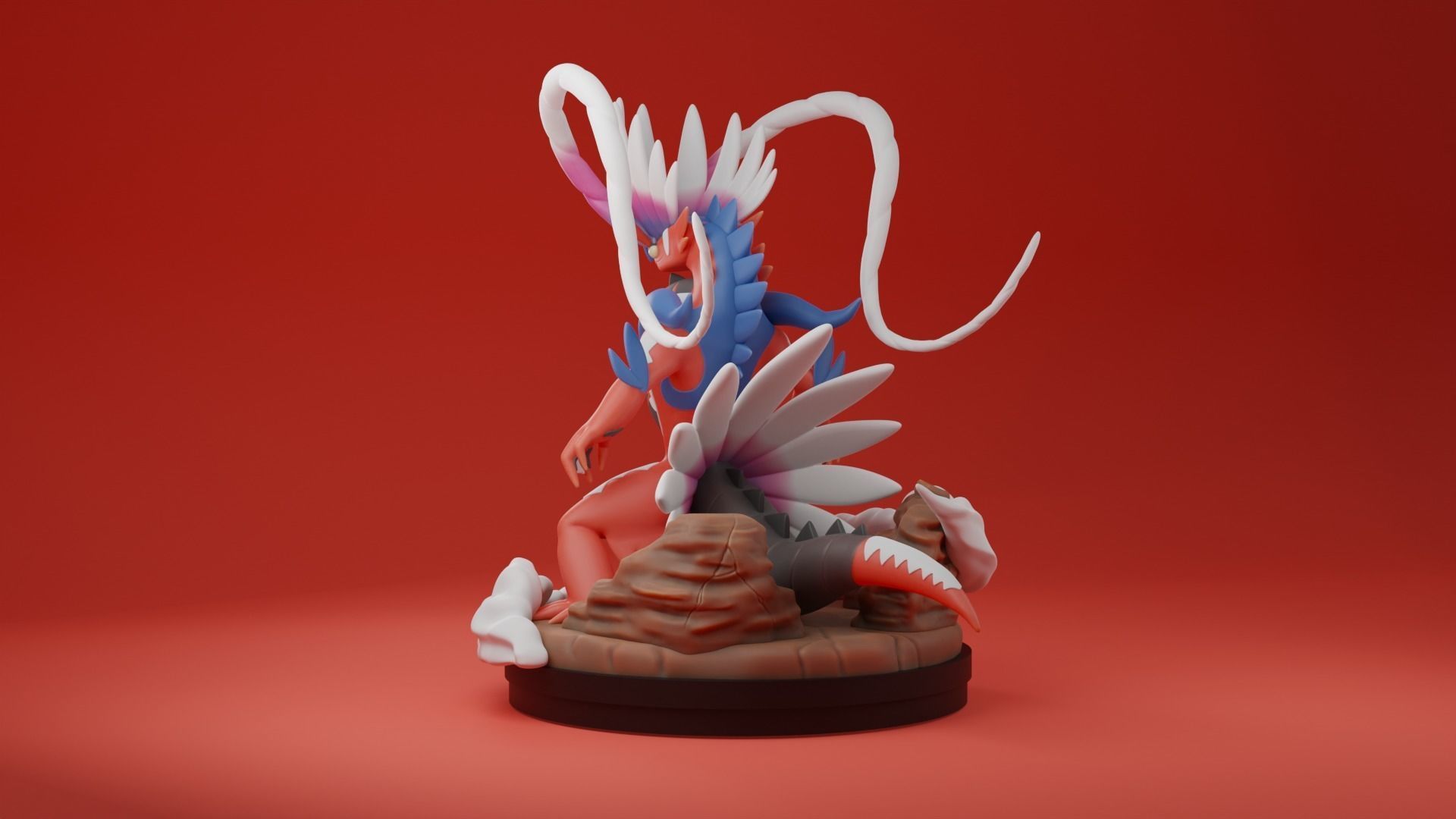 Koraidon Pokemon Scarlet and Violet 3D Printable Statue 3D model 3D ...