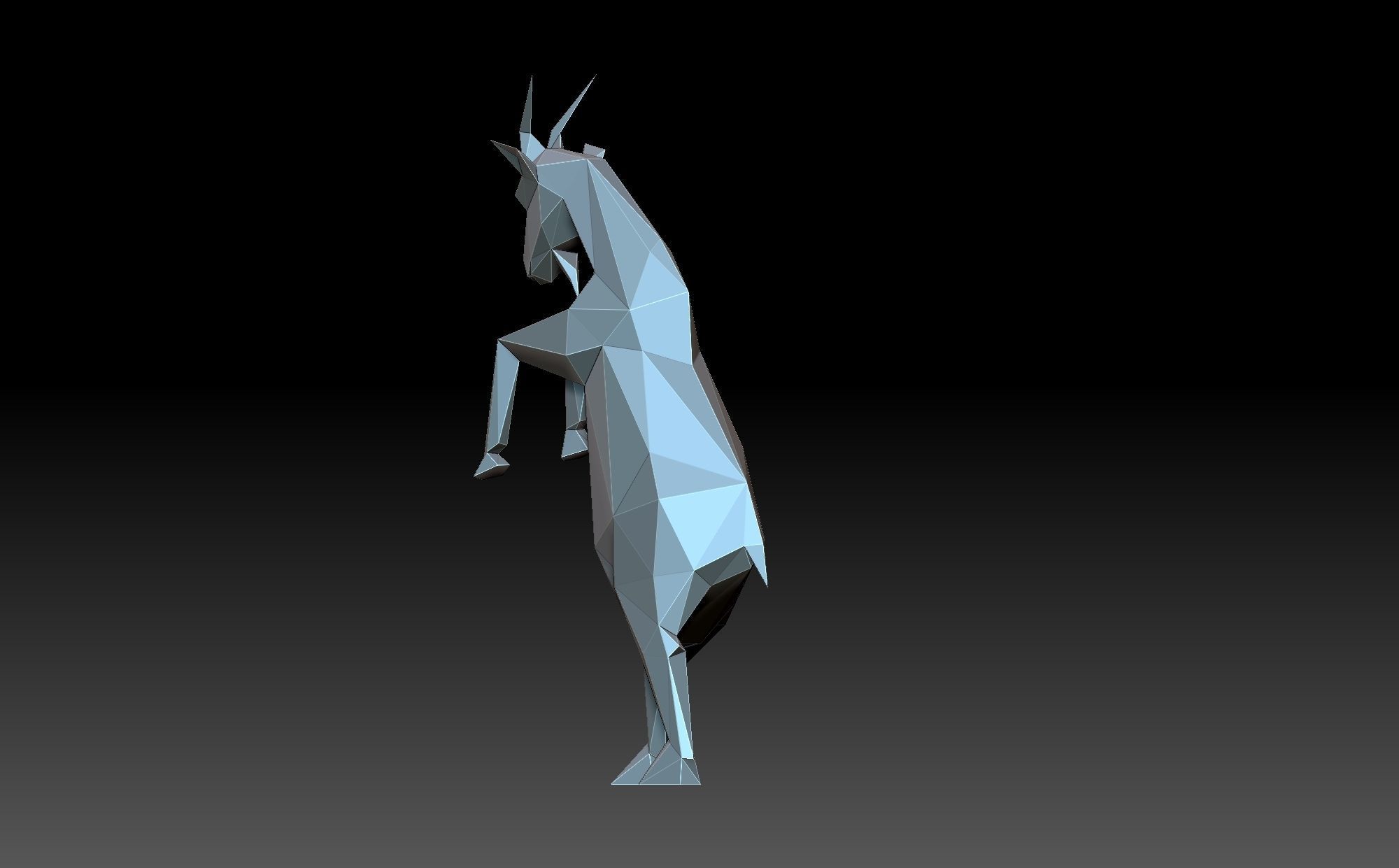 Low poly goat 3D model 3D printable | CGTrader