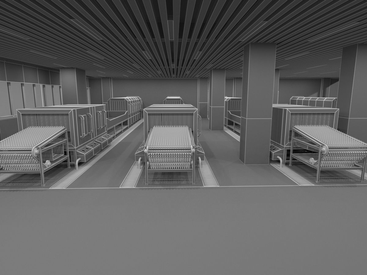 Factory Interior 3D model | CGTrader