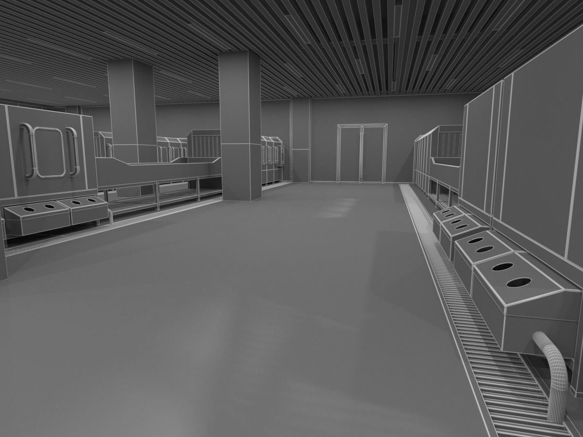 Factory Interior 3D model | CGTrader