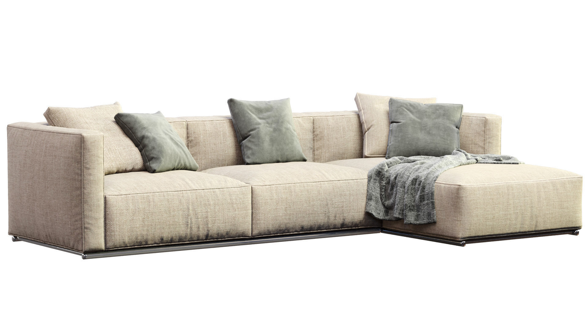 Sofa Shangai By Poliform 3D model | CGTrader