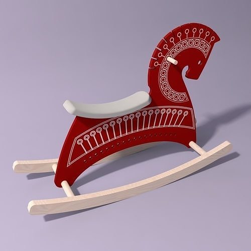 Rocking chair 3D model 3D printable | CGTrader