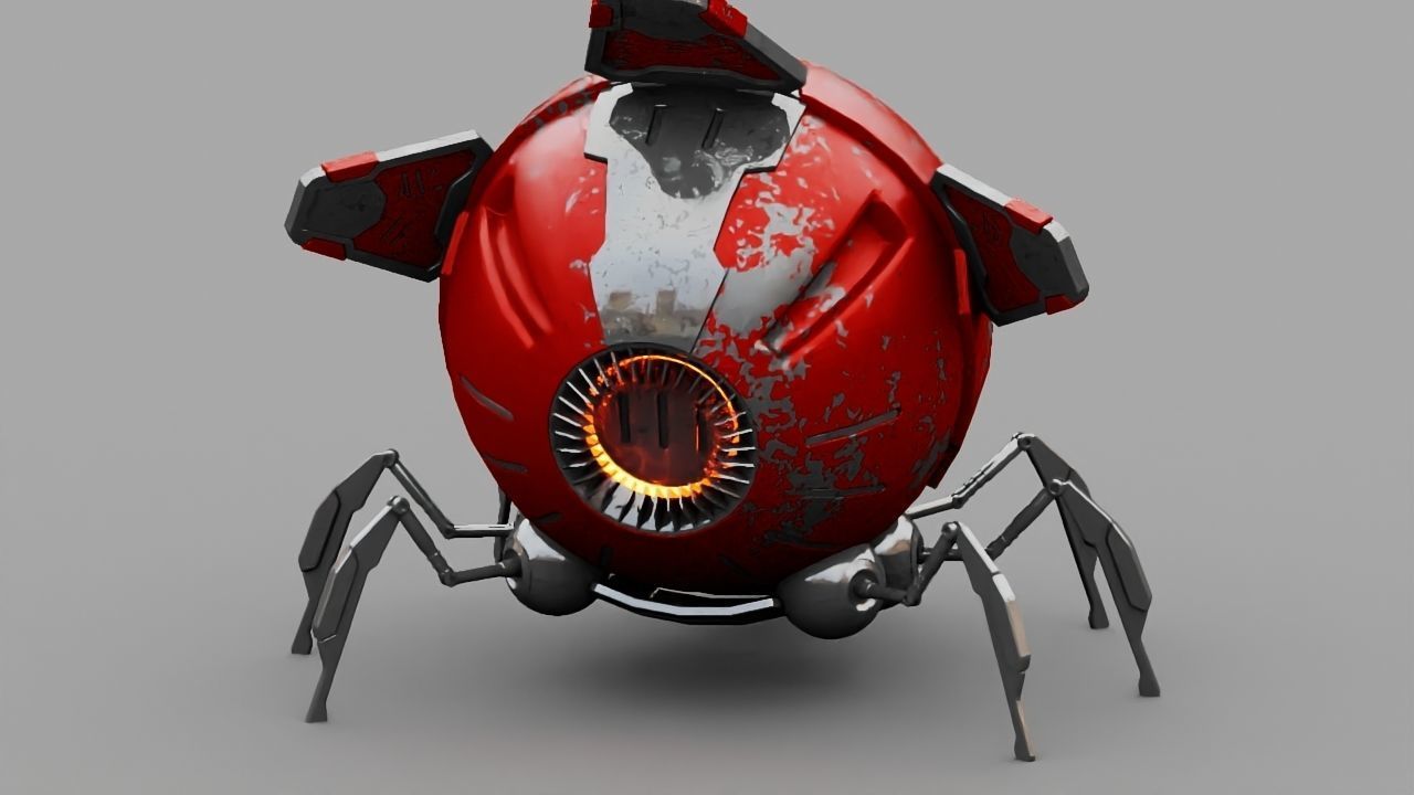 Bug Robot rigged character 3D model rigged | CGTrader