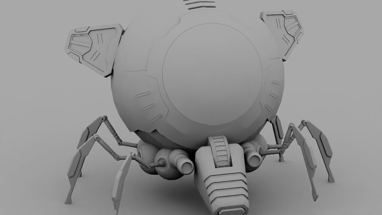 Bug Robot rigged character 3D model rigged | CGTrader