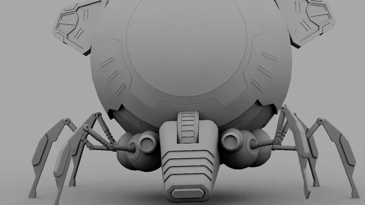 Bug Robot rigged character 3D model rigged | CGTrader