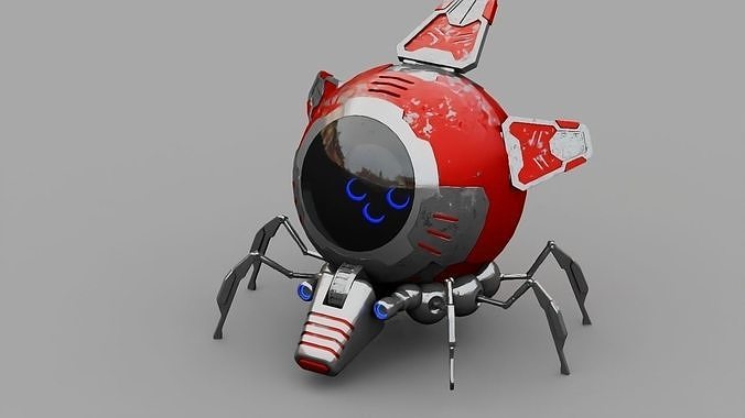 Bug Robot rigged character 3D model rigged | CGTrader