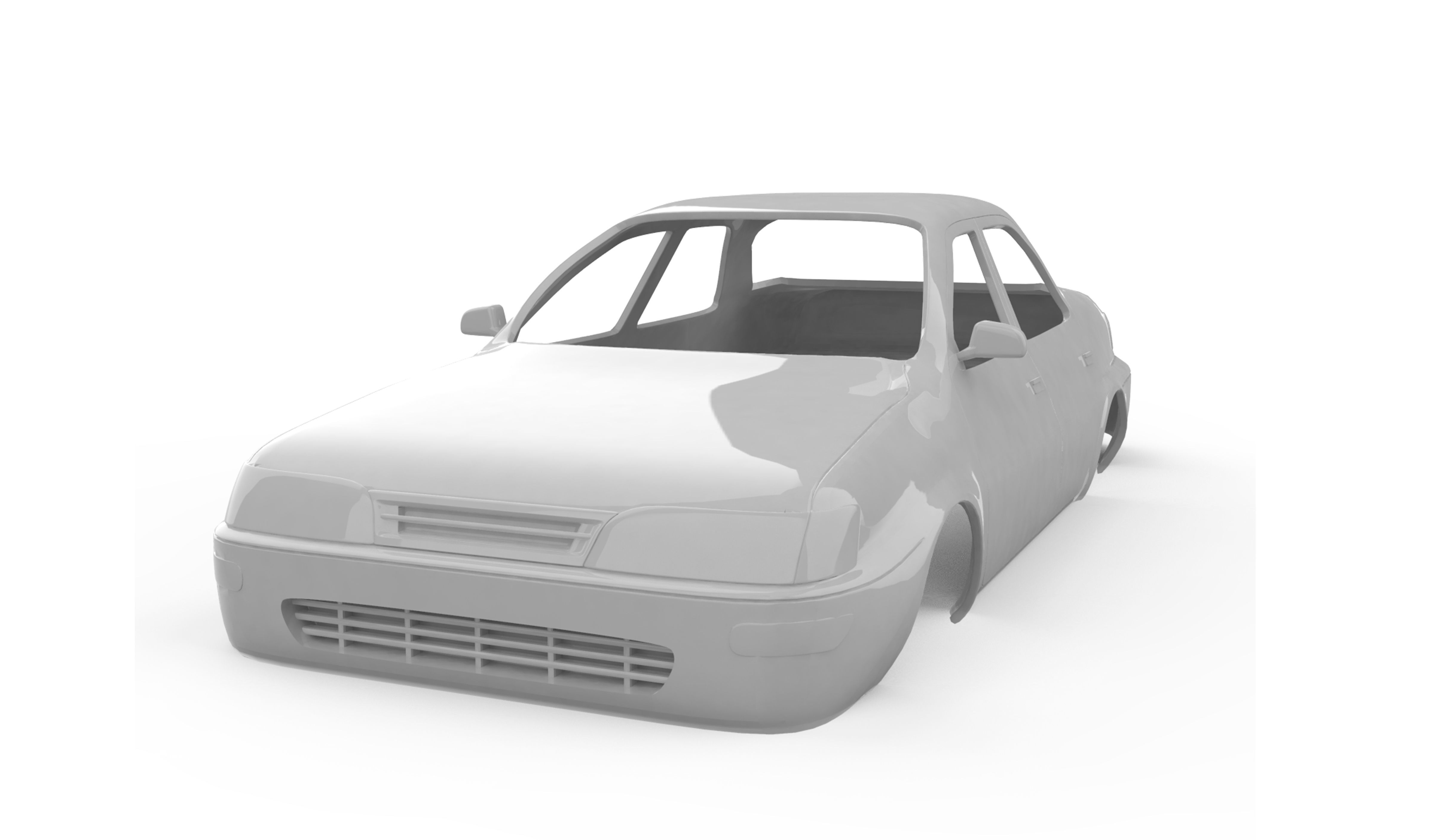 Toyota Corolla E100 3D model 3D printable | CGTrader