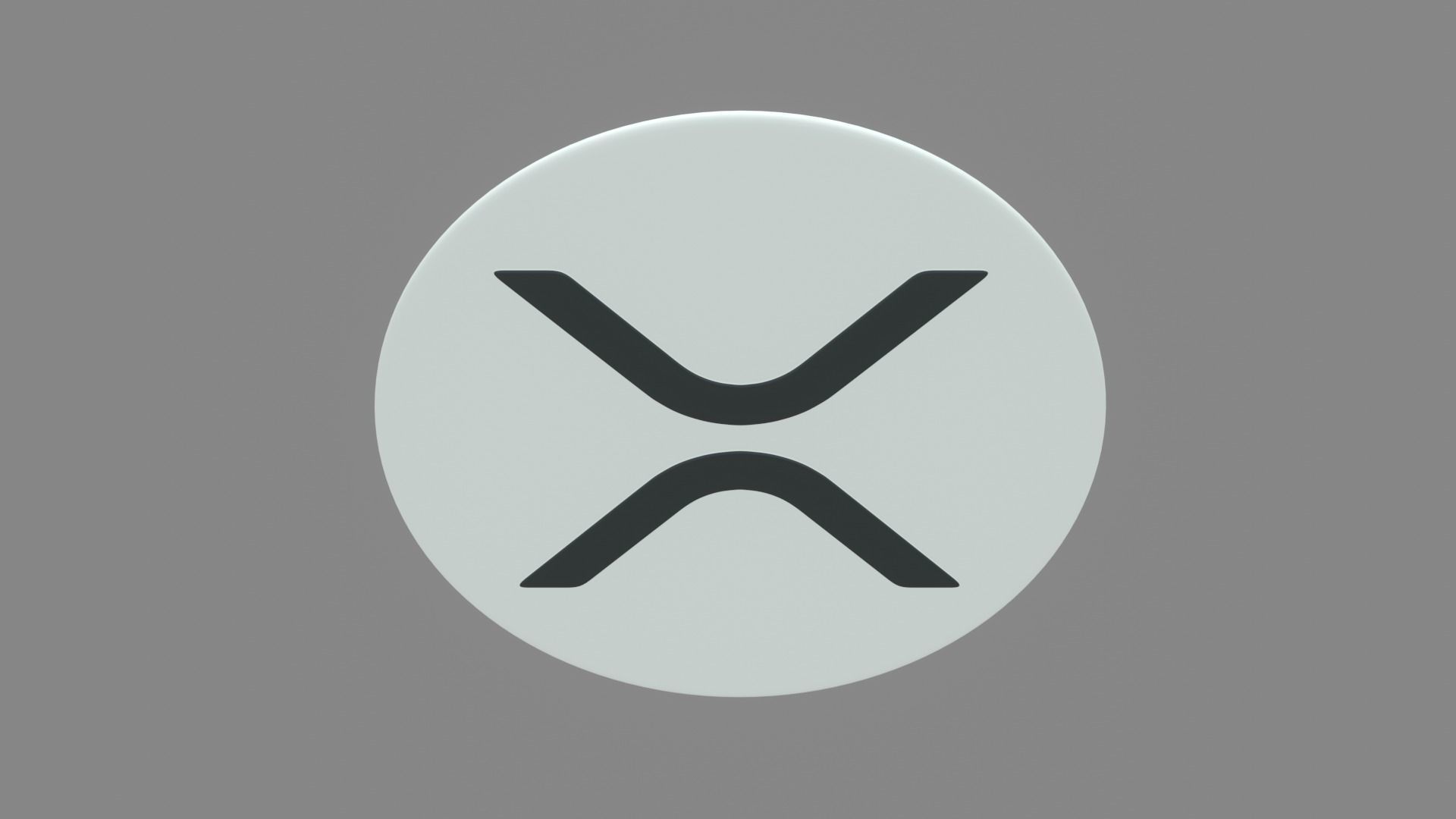 Ripple XRP Coin Cryptocurrency Logo V3 3D Model 3D model | CGTrader