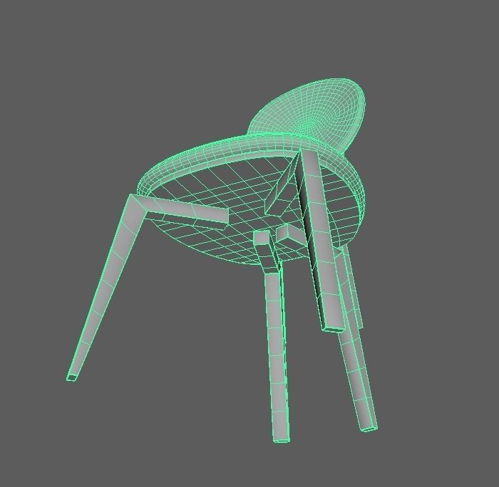 3D model Contemporary Round Chair 3D model VR / AR / low-poly | CGTrader