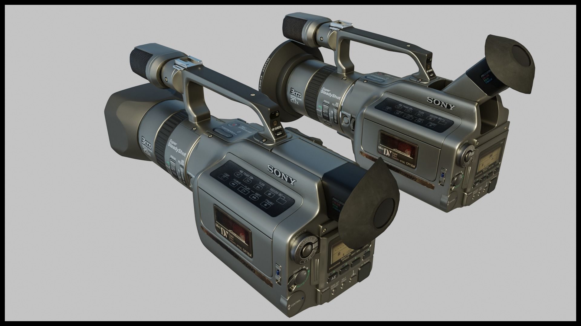 3D model Sony Vx1000 VR / AR / low-poly | CGTrader