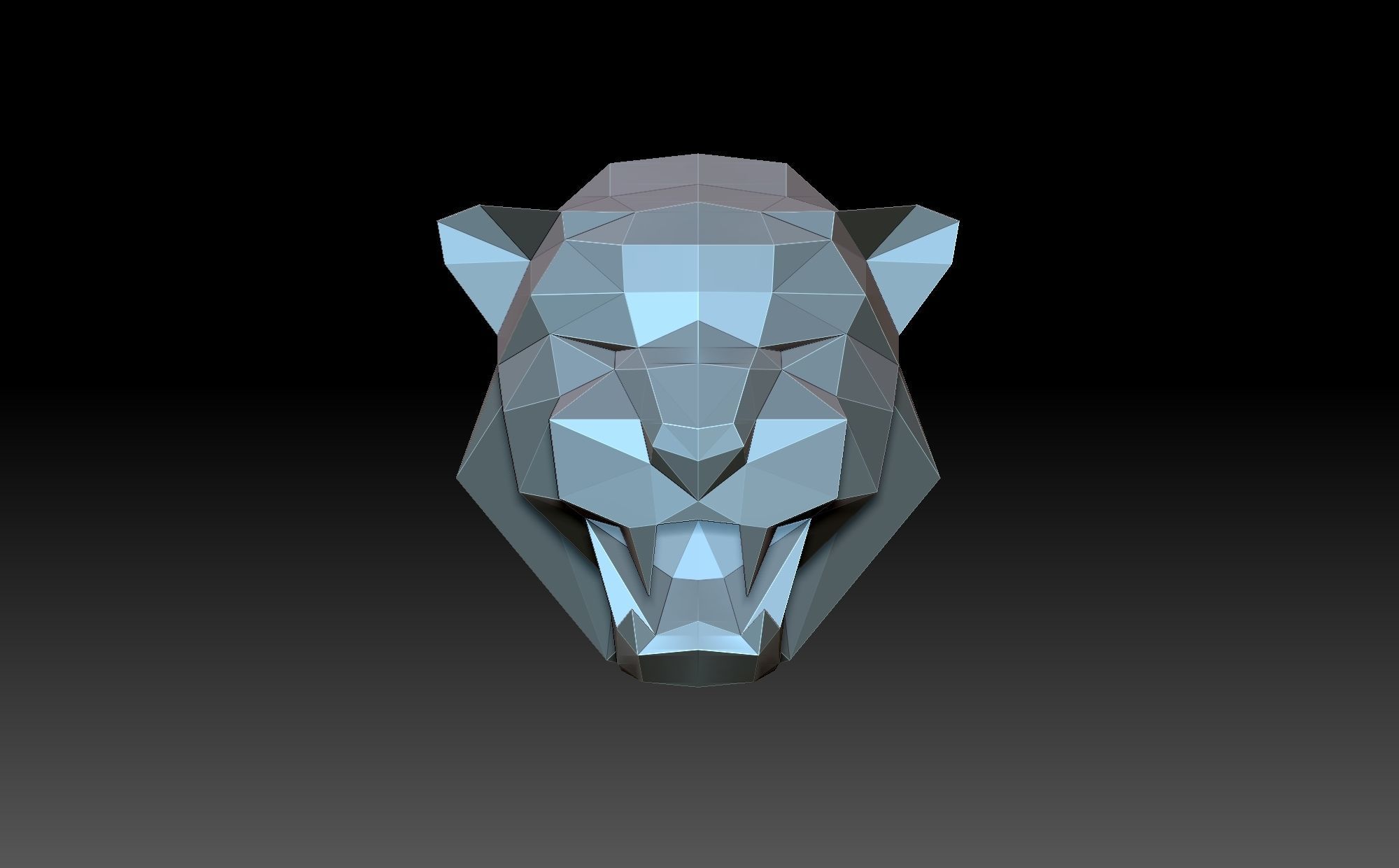 Panther head 3D model 3D printable | CGTrader