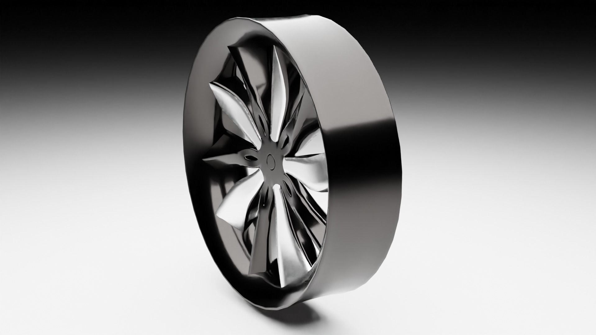 Tesla modal X wheel rim free 3D model | CGTrader