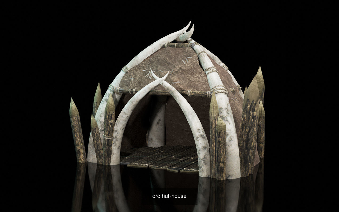 orc hut-house 3D Model Collection | CGTrader