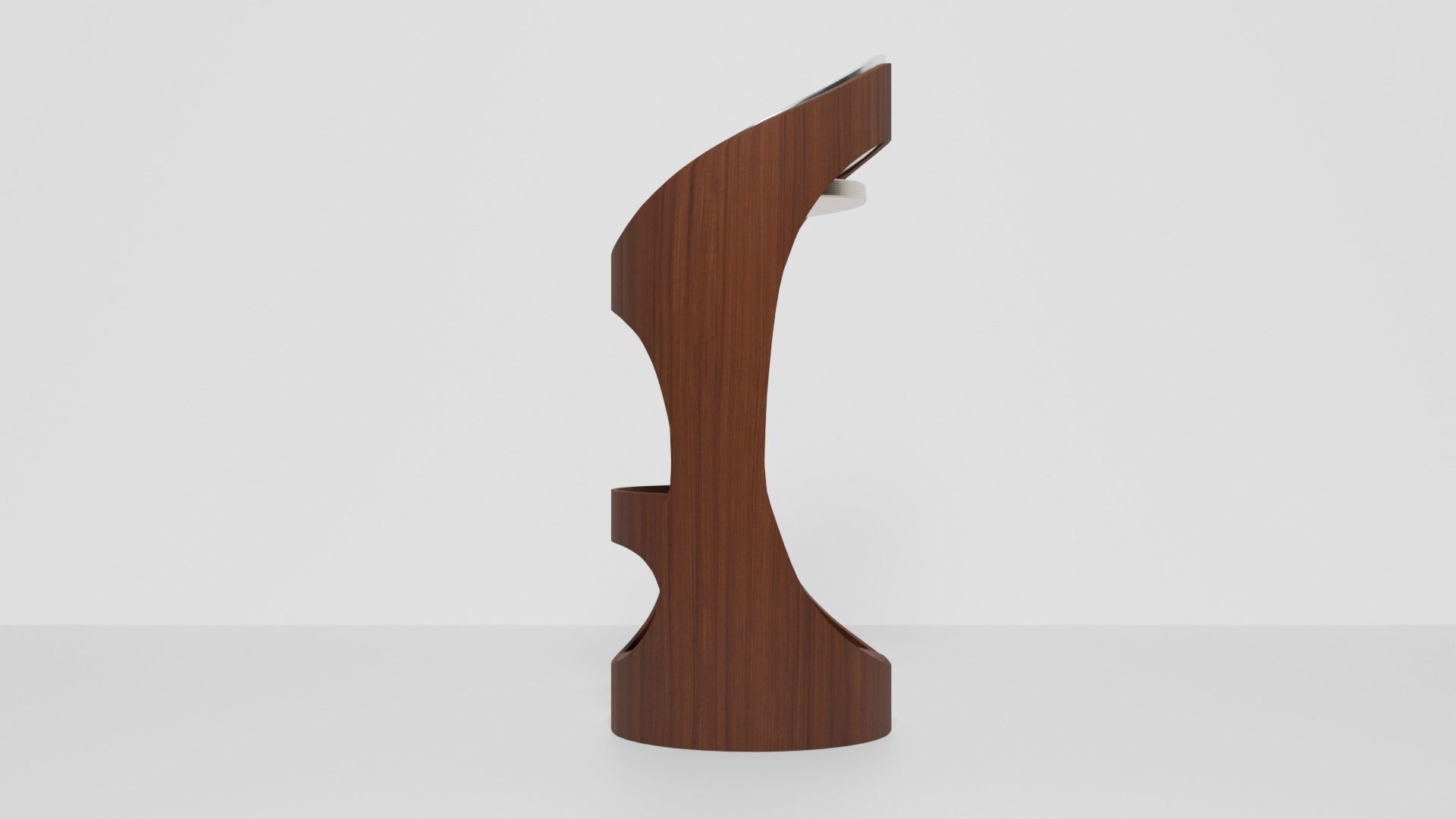 Modular Bar Chair with wooden texture 3D model | CGTrader