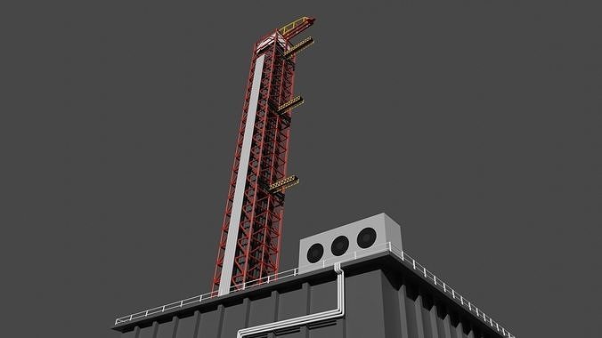 Rocket Launch pad free 3D model | CGTrader