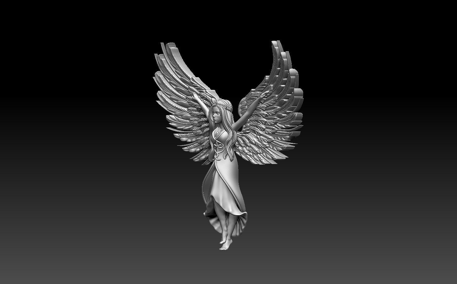 angel 3D model 3D printable | CGTrader