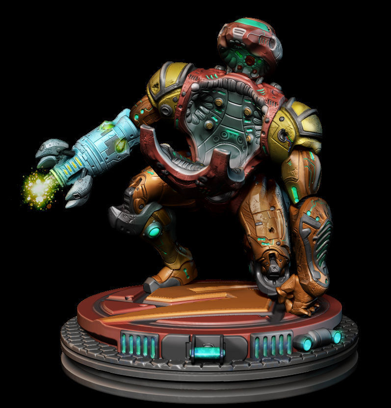 Samus Super Metroid 3D model | CGTrader