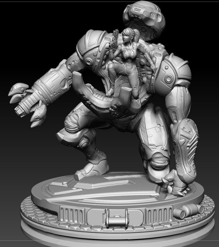 Samus Super Metroid 3D model | CGTrader