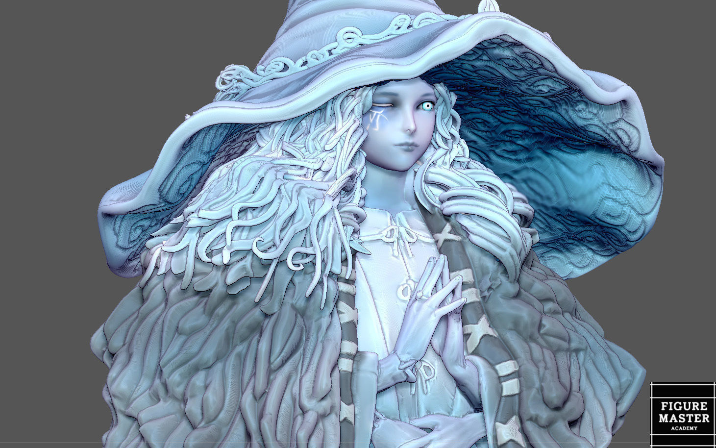 RANNI THE WITCH ELDEN RING CHARACTER GIRL 3D model 3D printable | CGTrader