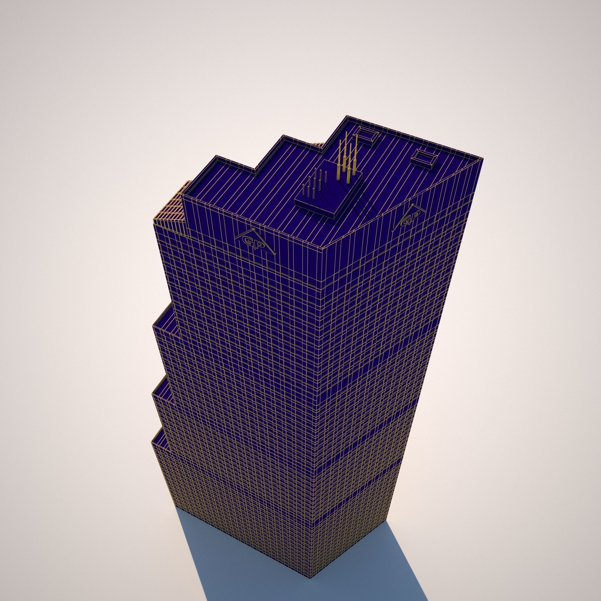 Georgia-Pacific Tower 3D model | CGTrader