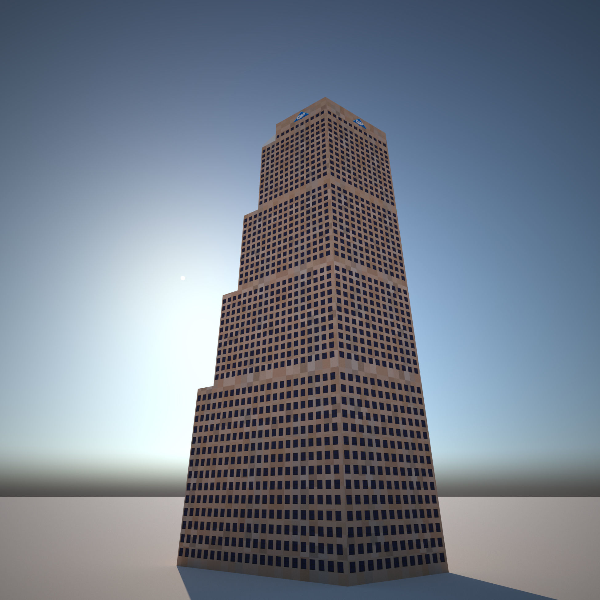 Georgia-Pacific Tower 3D model | CGTrader