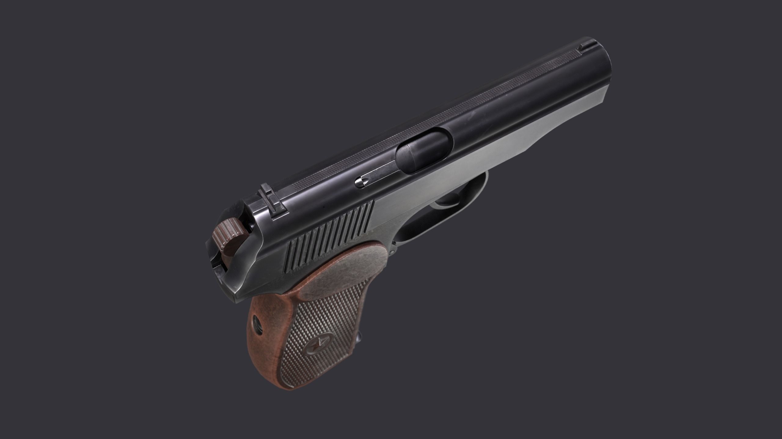 3D model Makarov gun disassemble VR / AR / low-poly | CGTrader