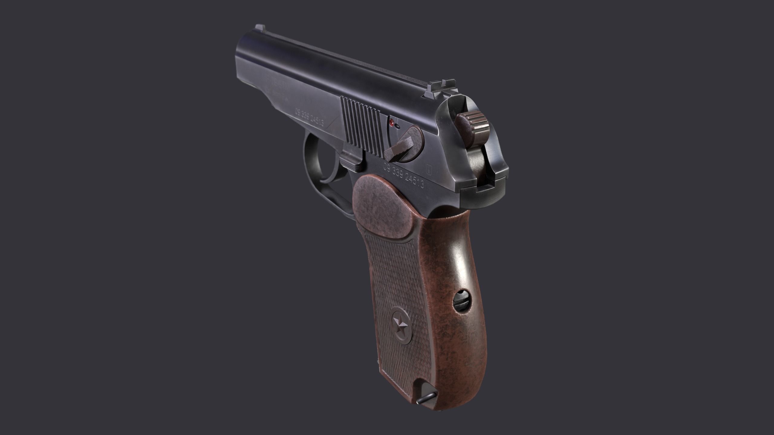 3D model Makarov gun disassemble VR / AR / low-poly | CGTrader