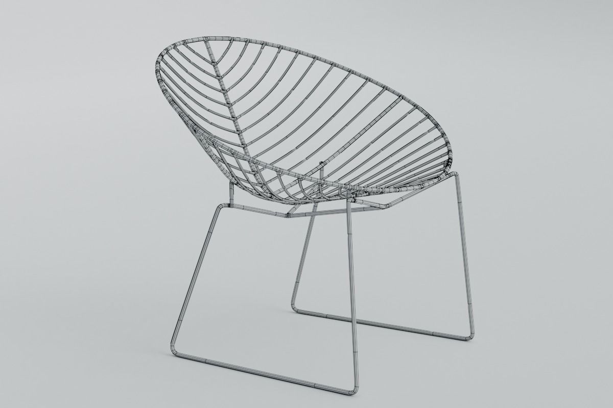 Wireframe furniture set 3D model | CGTrader