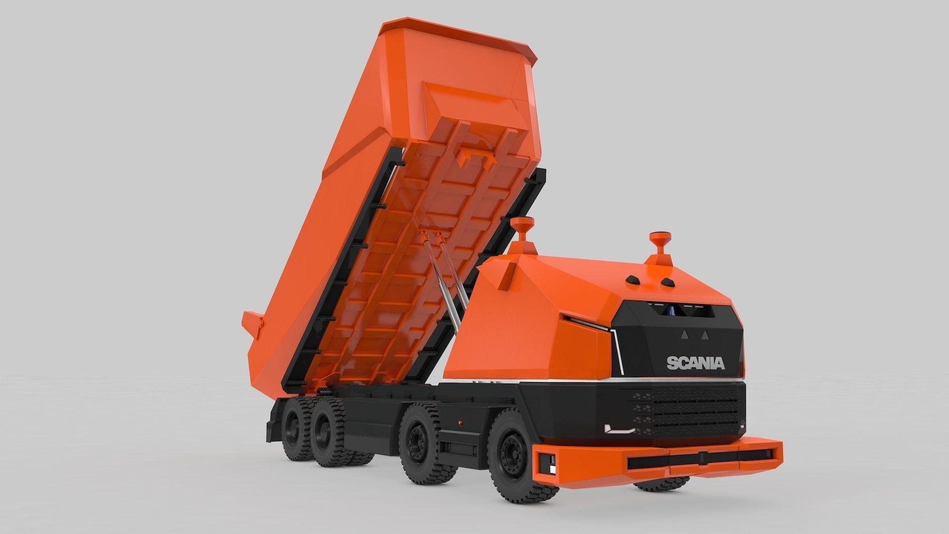 Autonomous Mining Truck 3D model animated rigged | CGTrader