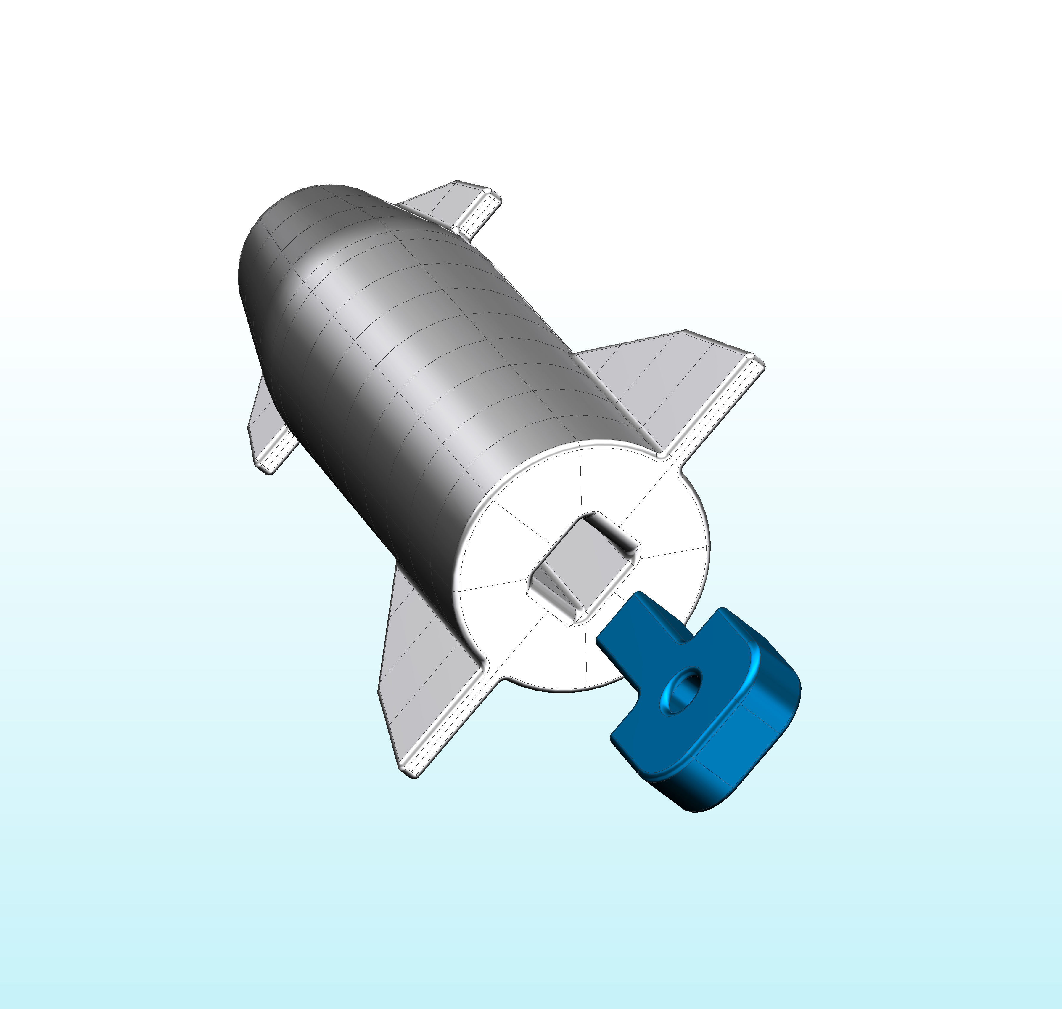 Starship keychain stl 3d printing model 3D model 3D printable | CGTrader