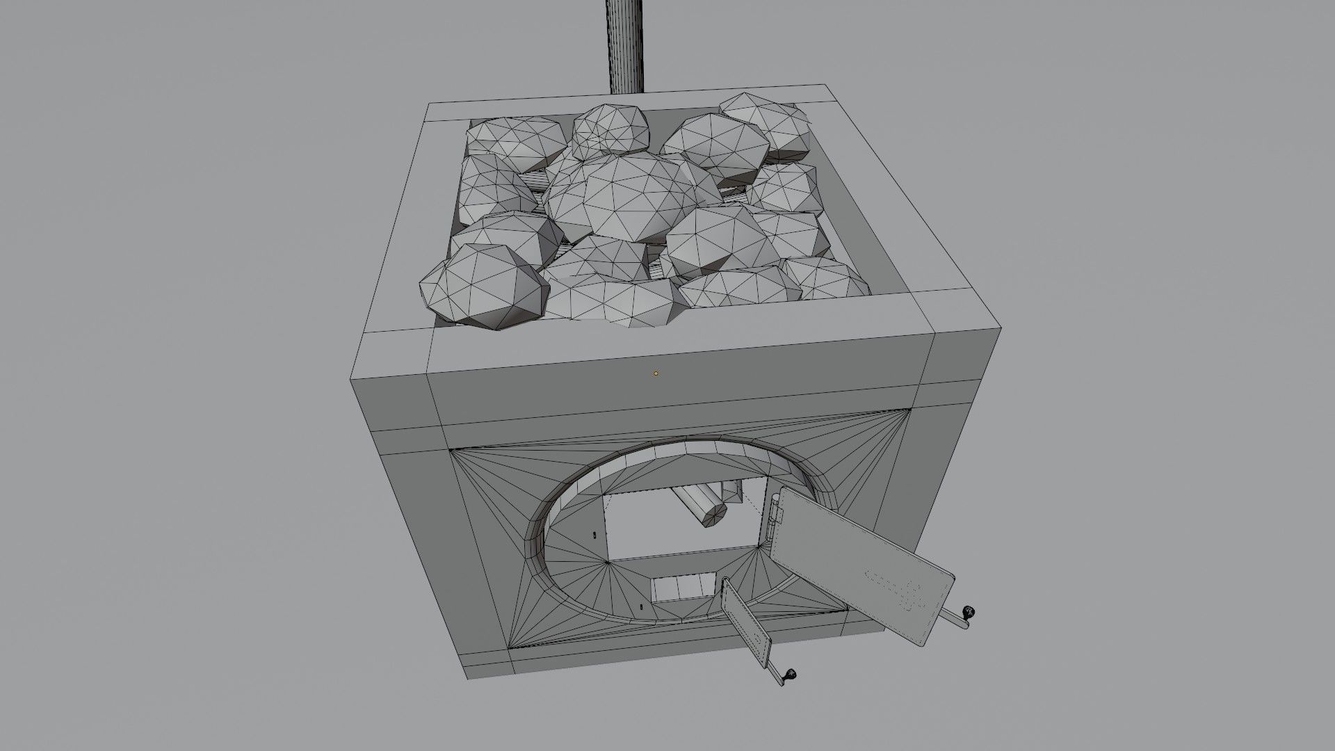 Furnace Stove for sauna free 3D model | CGTrader