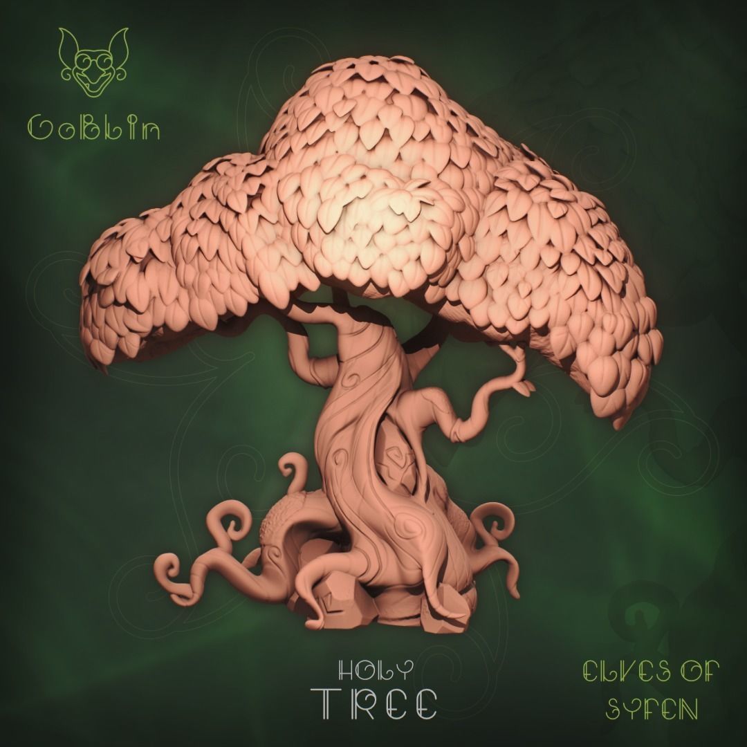 HOLY TREE - Elves of Syfen 3D model 3D printable | CGTrader