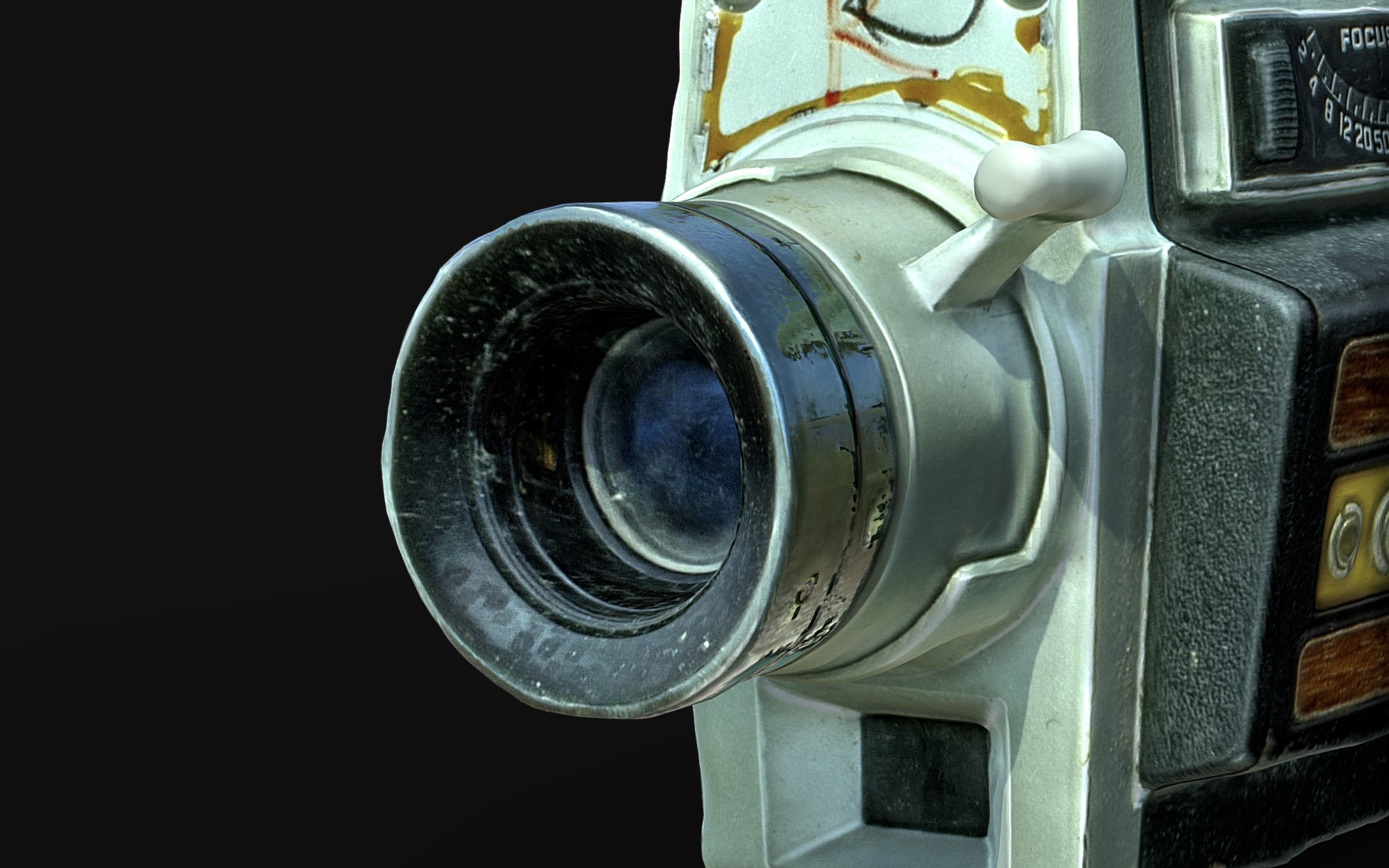 3D model Super 8mm camera scan 70s retro camera photogrammetry VR / AR ...