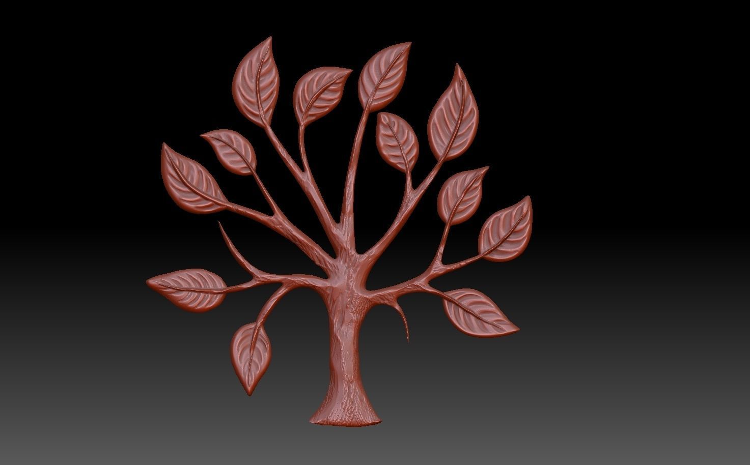 Stylized tree 3D model 3D printable | CGTrader