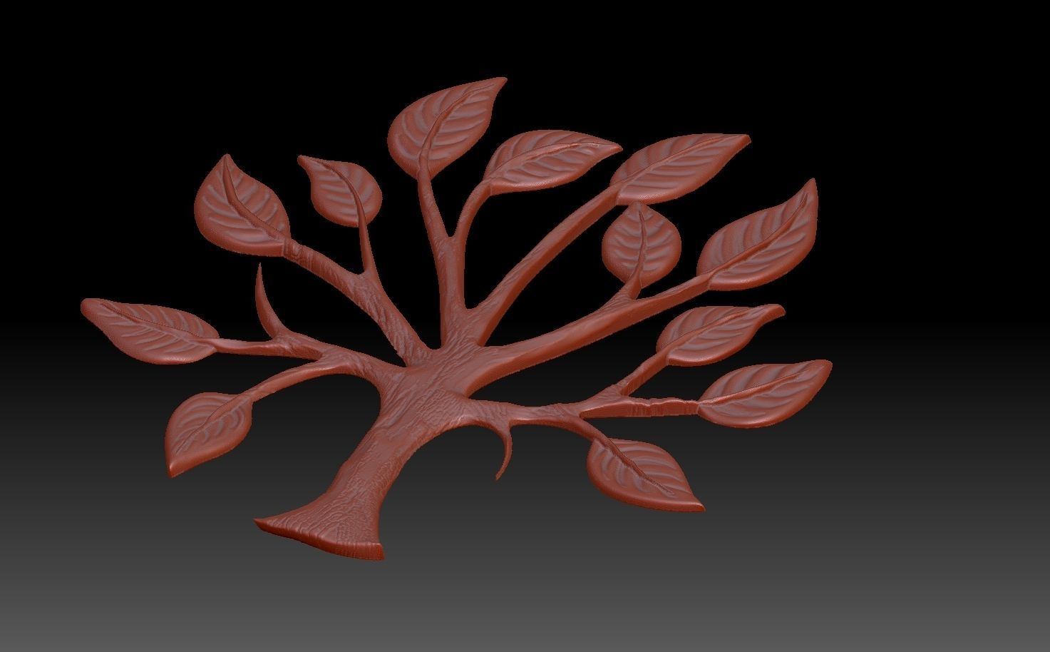 Stylized tree 3D model 3D printable | CGTrader