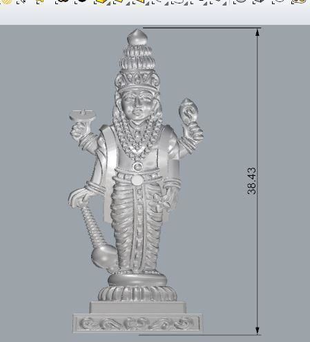 satyanarayan hindu god lord person 3D model 3D printable | CGTrader
