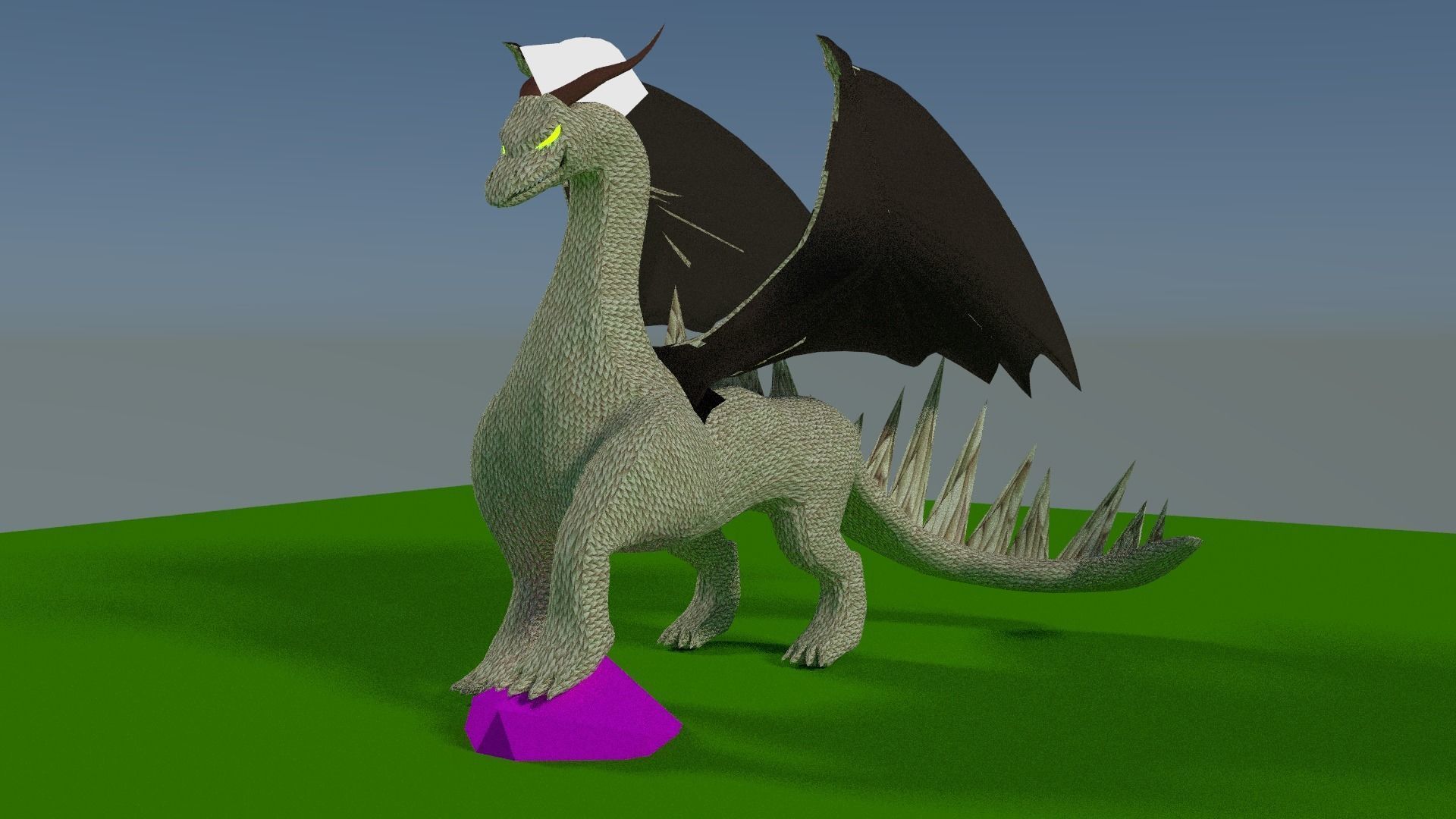 Dragon Rigged Blender free 3D model rigged | CGTrader