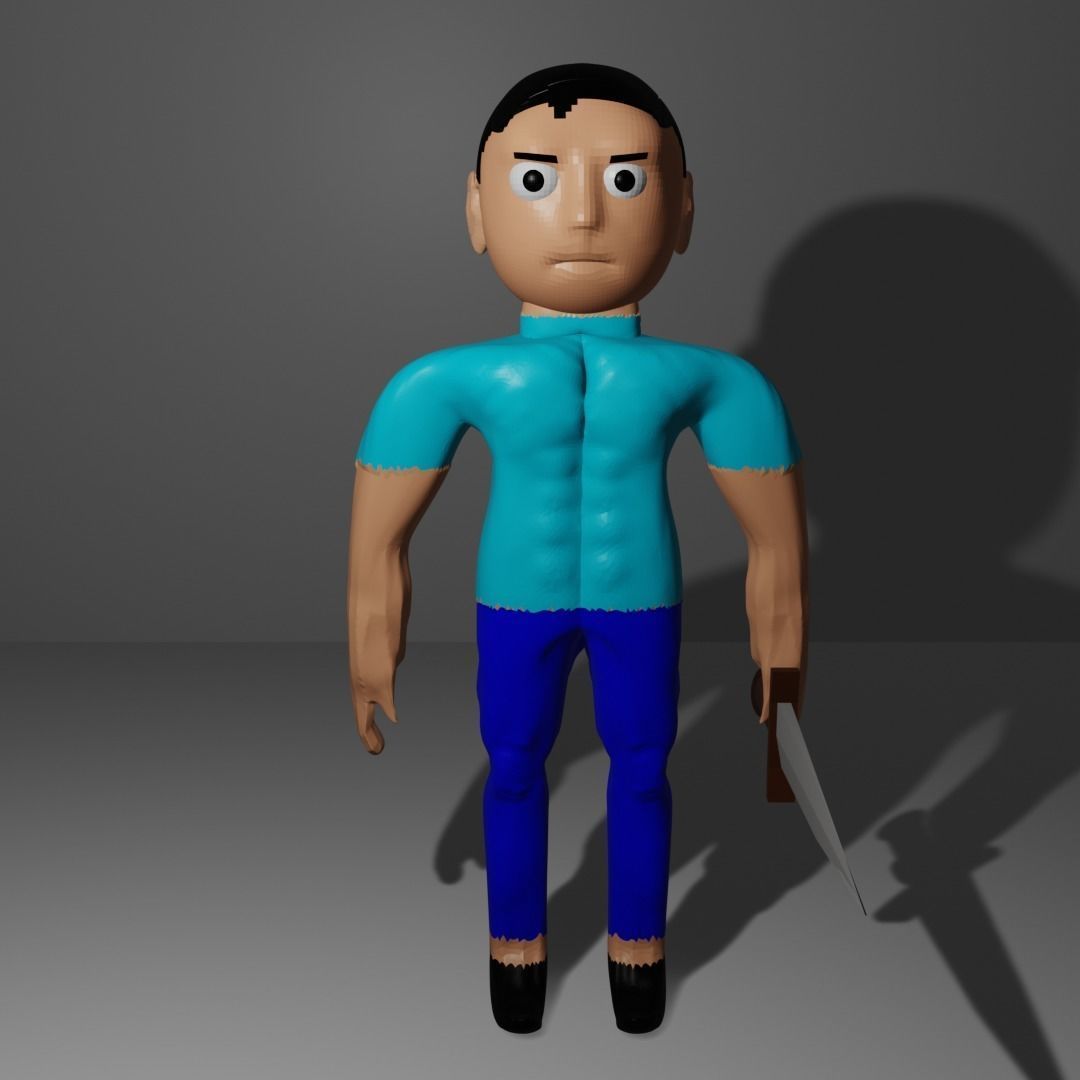 Steve in real life 3D model | CGTrader