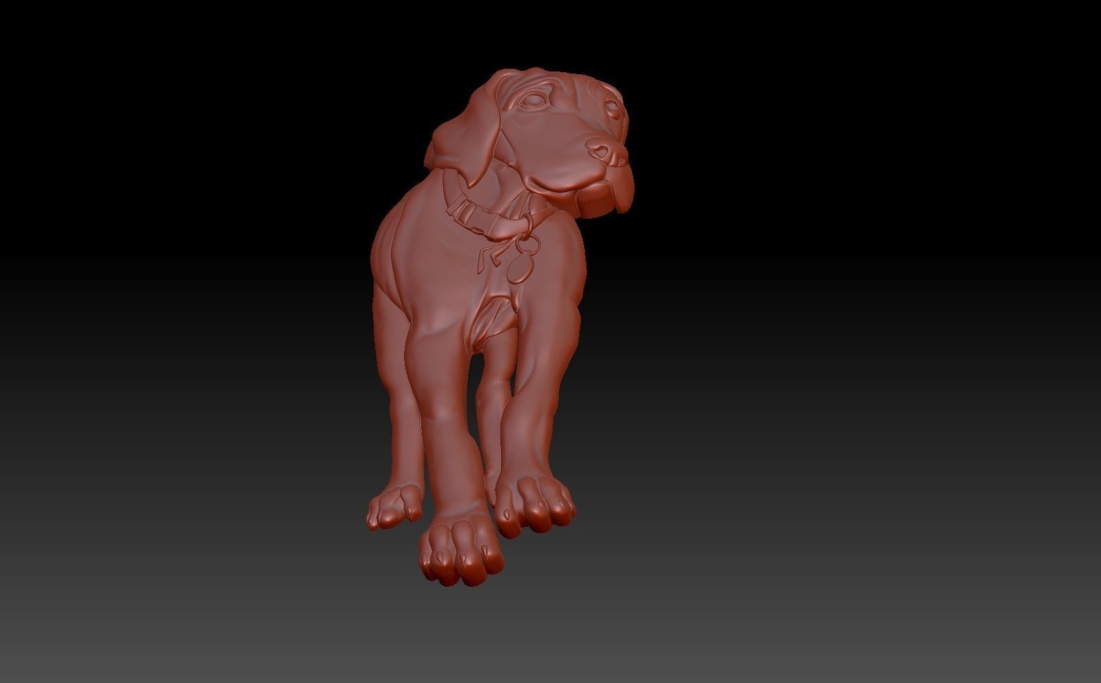 Dog Ridgeback 3D model 3D printable | CGTrader