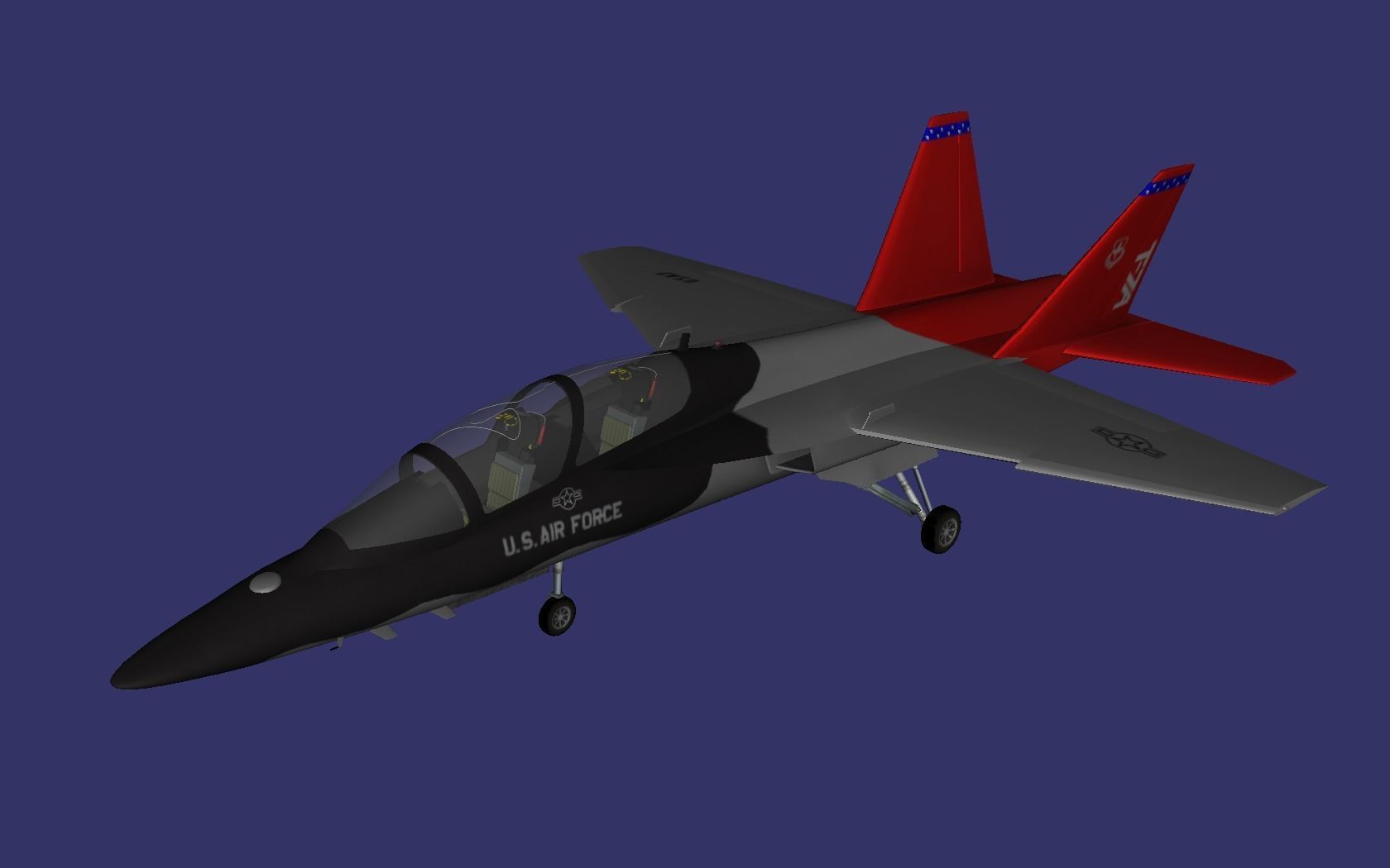 Boeing SAAB T7a Red Hawk free VR / AR / low-poly 3D model | CGTrader
