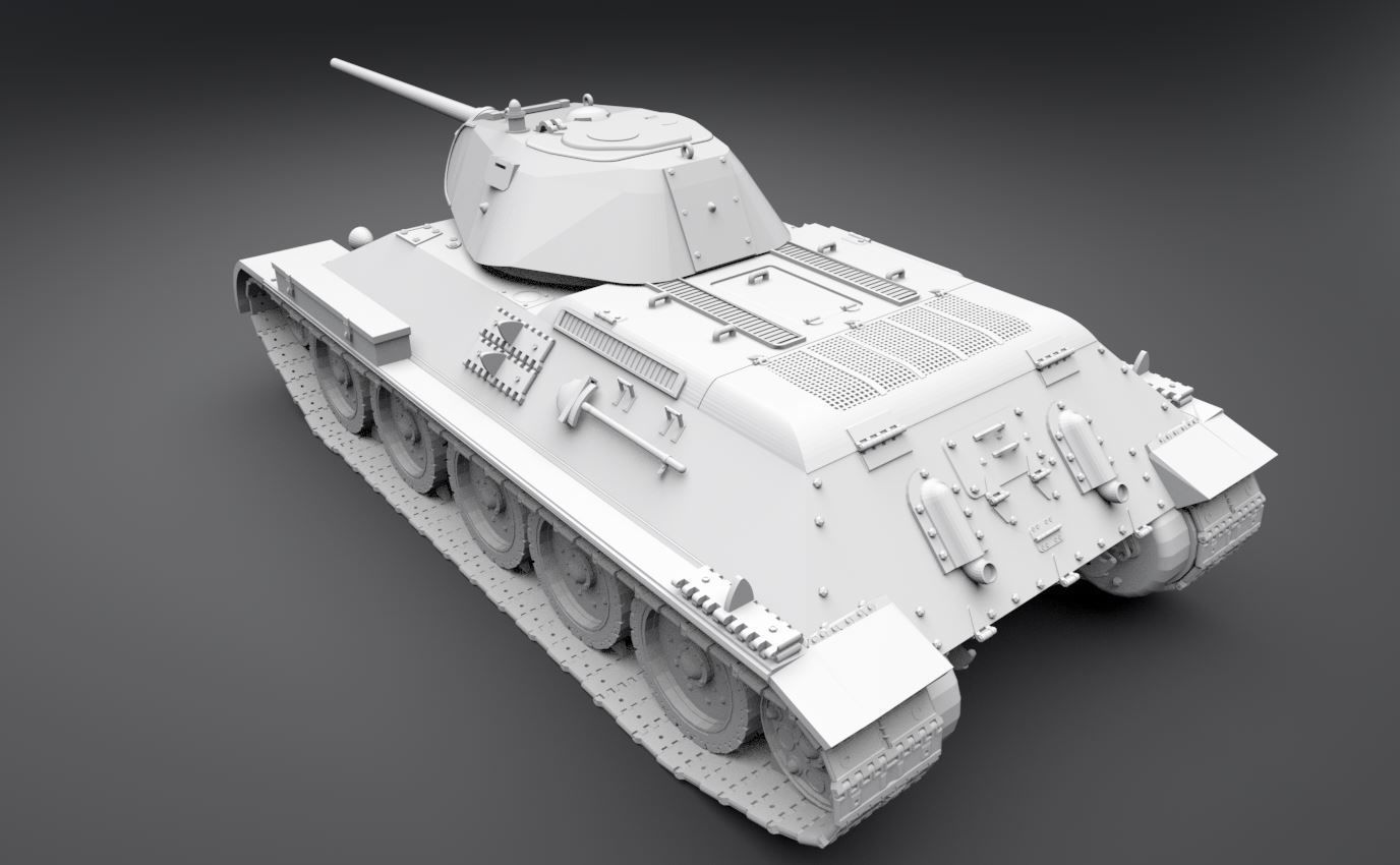 T34 Exterminator scale model 3D model 3D printable | CGTrader