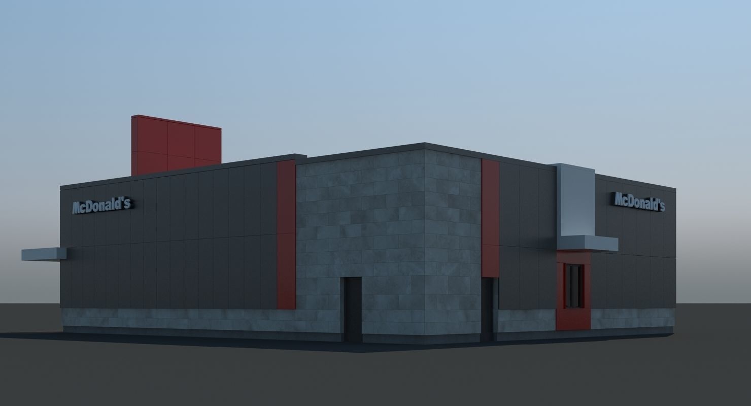 McDonalds Restaurant 3D model | CGTrader